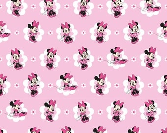 Minnie mouse fabric | Etsy