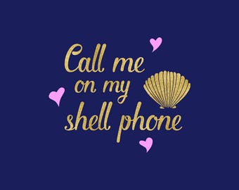 Call me on my shell | Etsy