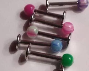 Labret piercing | Etsy