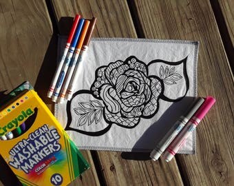 bite me strawberry adult coloring page wall art gift funny
