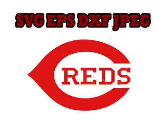Cincinnati reds svg | Etsy