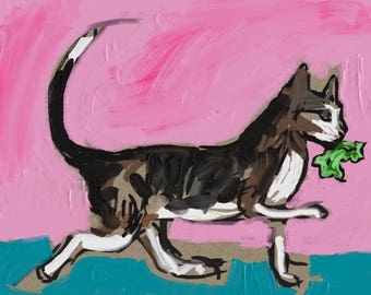 Sweet Dee the Big Flightless Bird 5x10 print