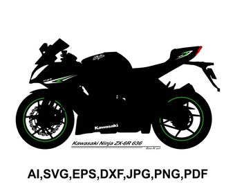 Zx6r stickers | Etsy