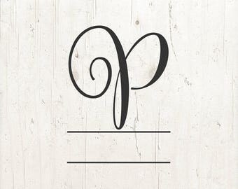 Letter p svg | Etsy