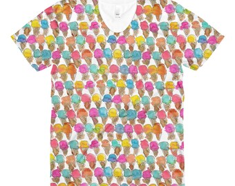 Ice cream t shirt | Etsy