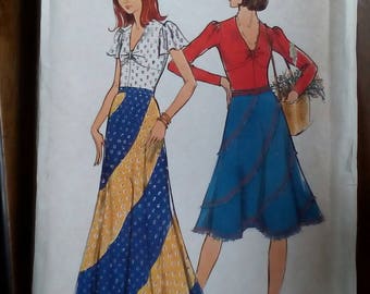 1970s skirt pattern | Etsy