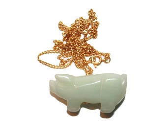 Jade pig | Etsy