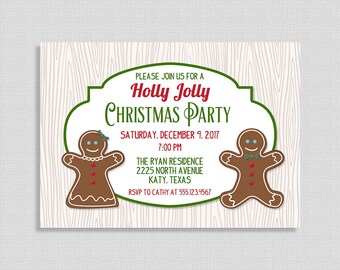 Gingerbread invite | Etsy