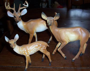 Plastic reindeer | Etsy