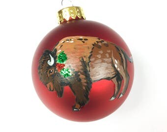Bison ornament | Etsy