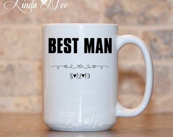 Best man mug | Etsy