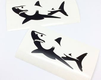Shark decal | Etsy
