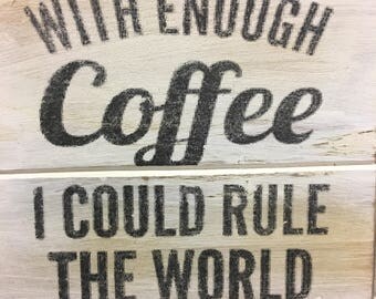 Funny coffee signs | Etsy