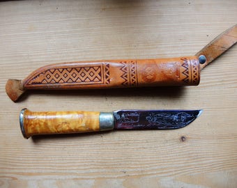 Puukko knife | Etsy