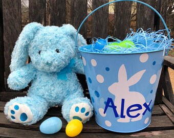Metal easter bucket | Etsy