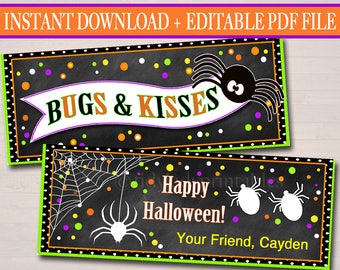 Bugs and kisses tag | Etsy