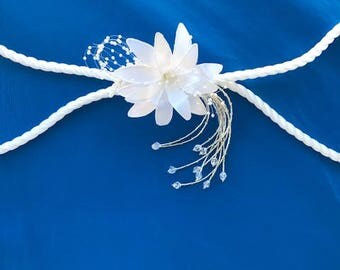 Traditional Wedding lasso Ivory/ lazo de Boda Tradicional/