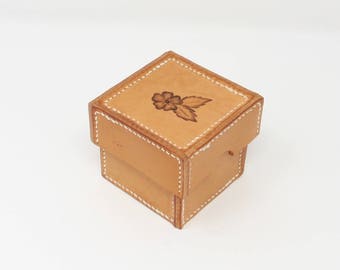 Small leather box | Etsy