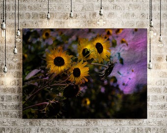 Sunflower canvas | Etsy