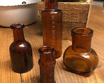 Amber bottles | Etsy