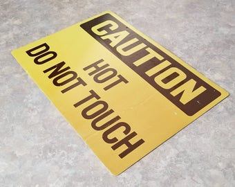 Vintage warning sign | Etsy