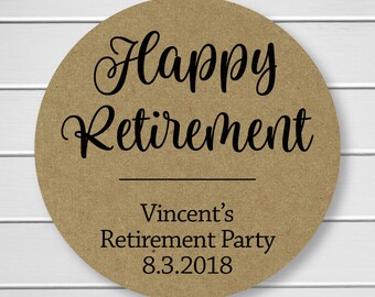 Retirement labels | Etsy