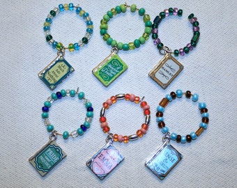 Book club wine glass | Etsy