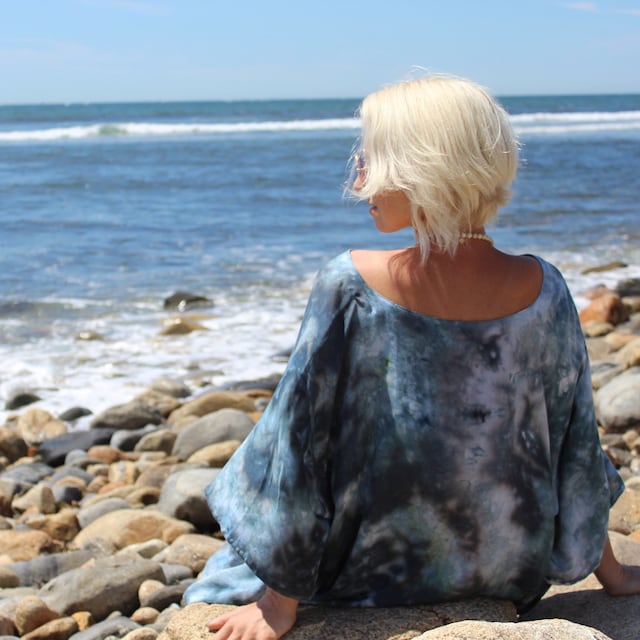 Vivid hand-dyed clothing for modern urban by AlysonReneeNYC