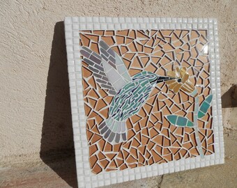 Hummingbird mosaic | Etsy