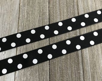 Polka dot ribbon | Etsy