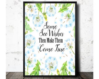 Dandelion quotes | Etsy