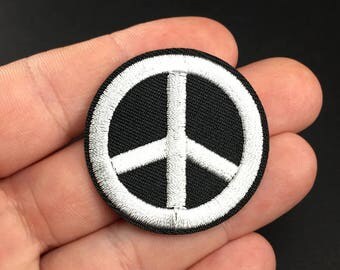 Peace sign patch | Etsy