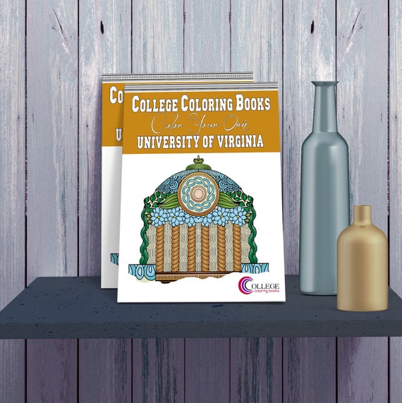College Coloring Books: Color Your Own University of Virginia