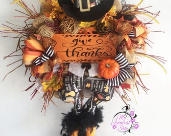 Turkey wreath | Etsy