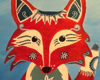 Whimsical folk art | Etsy