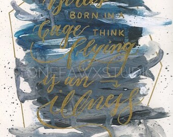 Calligraphy quote | Etsy