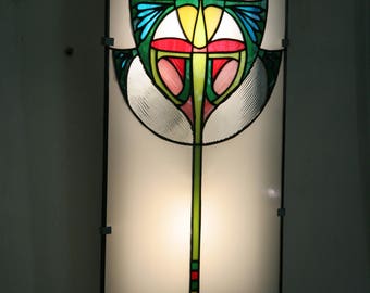 Stained glass sconce | Etsy