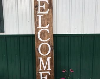 Vertical welcome | Etsy