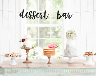 Dessert table banner | Etsy