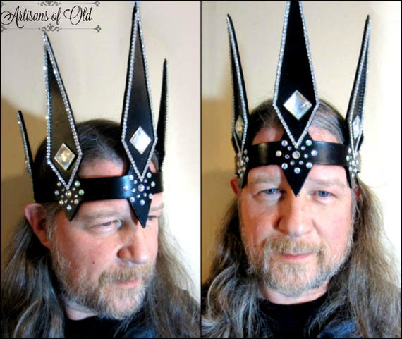 Wizard Crown Role Playing Magician Mens Headpiece Kings