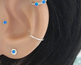 Blue nose ring | Etsy