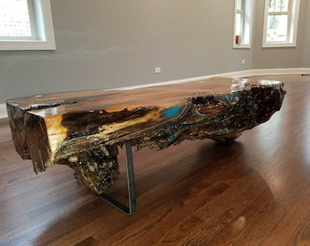 Live edge table | Etsy