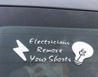 Electrician decal | Etsy