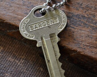 Skeleton Key Necklace Mens Skeleton Key Necklace Womens