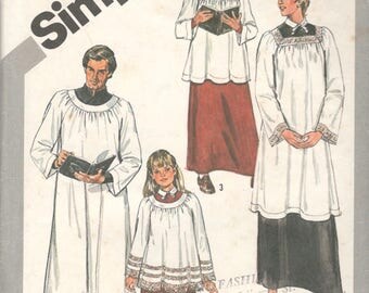 Choir robe pattern | Etsy