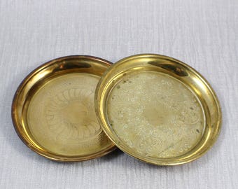Small brass plates | Etsy