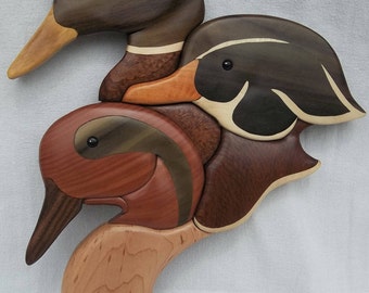 Wood intarsia | Etsy