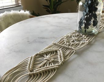 Macrame table | Etsy