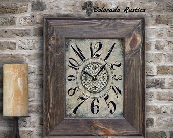 Unique wall clock | Etsy