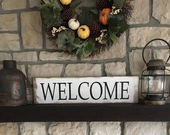 Rustic welcome sign | Etsy